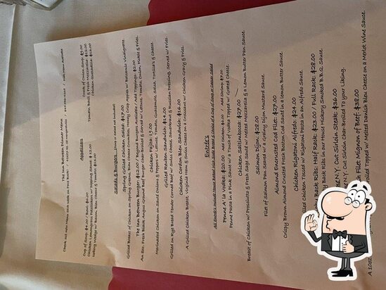 Menu at The Inn Between Diner steakhouse, Margaretville