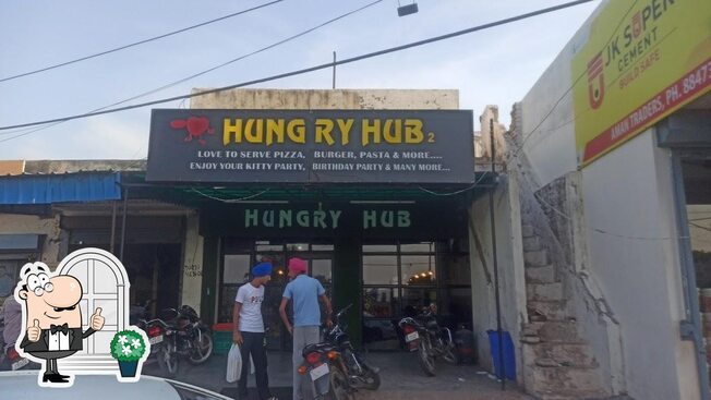 Menu at Hungry hub, Ghanaur