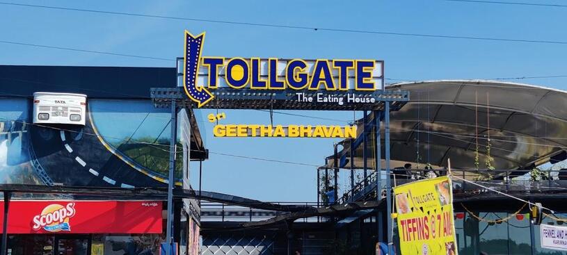 Menu at Tollgate - the eating house, Karimnagar