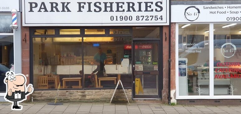 Menu at Park Fisheries restaurant, Workington
