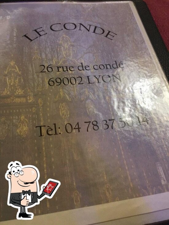 Menu au Le Condé restaurant, Lyon, 26 Rue de Condé
