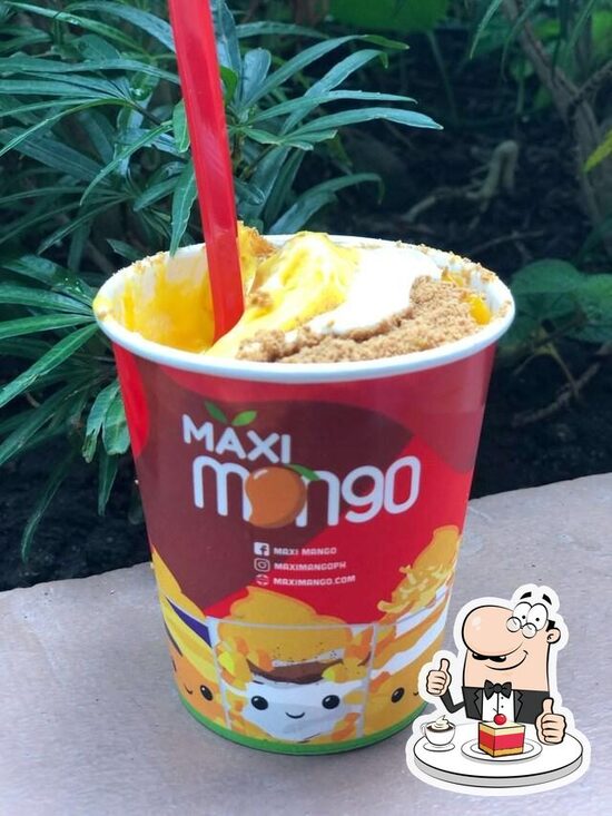 Menu at Maxi Mango desserts, Makati