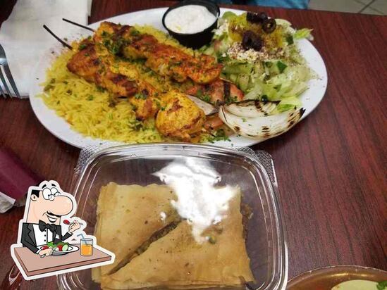 Menu at The Falafel House restaurant, Louisville