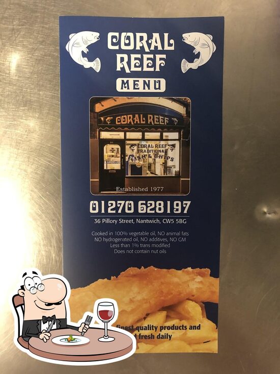 Coral Reef, 36 Pillory St in Nantwich - Restaurant menu and reviews