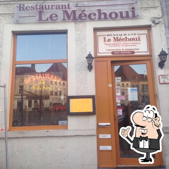 Menu at Le Méchoui, Tournai