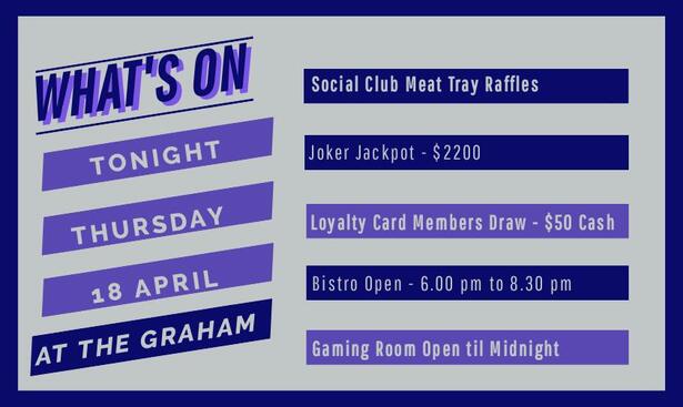 Menu at Graham Hotel pub & bar, Mareeba