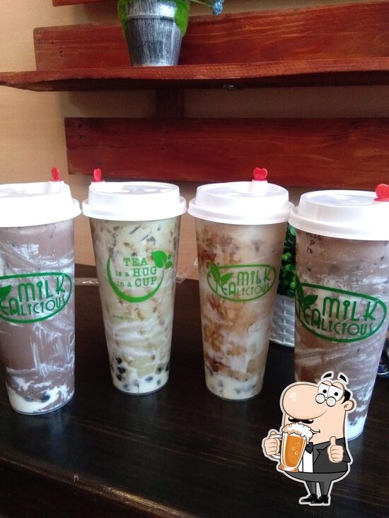 Menu at Milk Tealicious Angono cafe, Angono