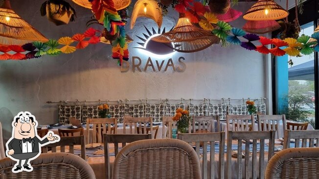 Menu at Bravas restaurant, Randburg