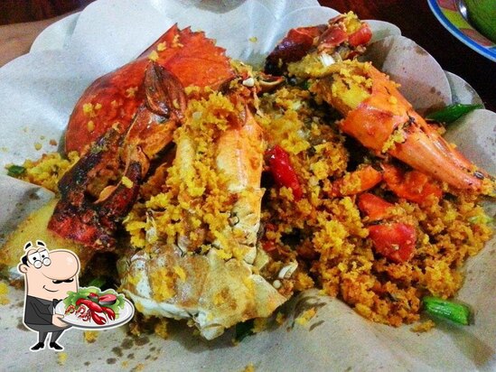 Menu at RM Sari Laut Mbak Zuly Bontang restaurant, Bontang