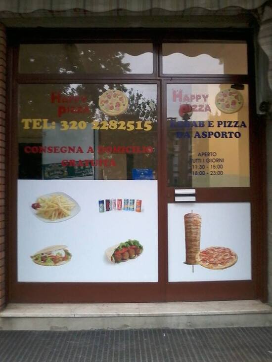 Menu at Happy pizza pizzeria, Pavia