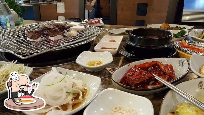Menu at Naedang Hanu restaurant, Seoul