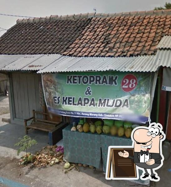 Carta del restaurante Es Kelapa Manis Kang Herdi, Karangsembung, 4JQV+RW6