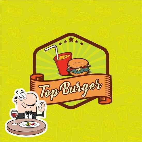 Menu at Top Burger restaurant, Fortaleza, R. Francisco Martiniano Barbosa