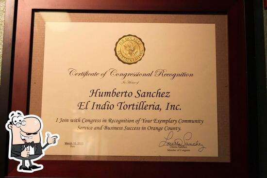 El Indio Tortillas Factory in Santa Ana - Restaurant menu and reviews