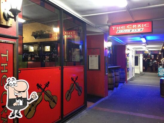 The Craic Irish Bar in Christchurch - Restaurant menu and reviews