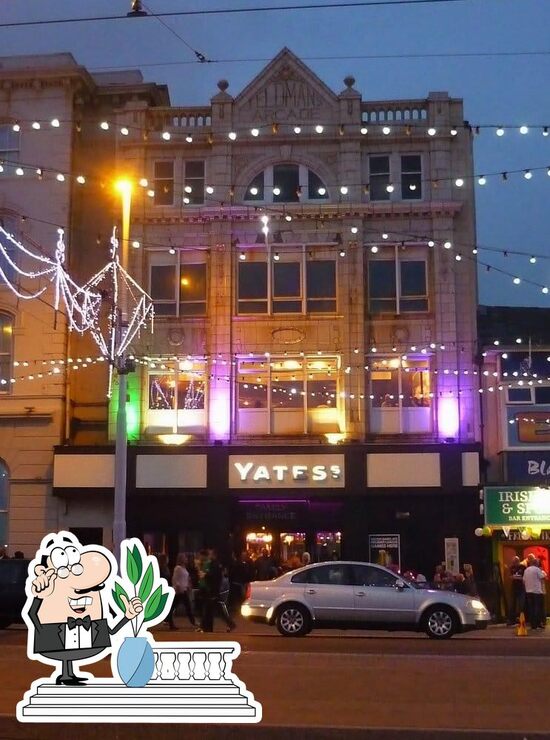 Menu at Yates - Market Street Blackpool pub & bar, Blackpool, 13-15 ...