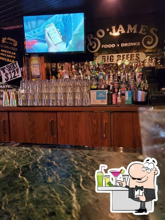 Carta del pub y bar Bo-James, Iowa City