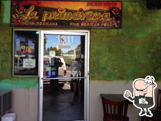 Menu at La Primavera restaurant, Martinez, Pine St # I
