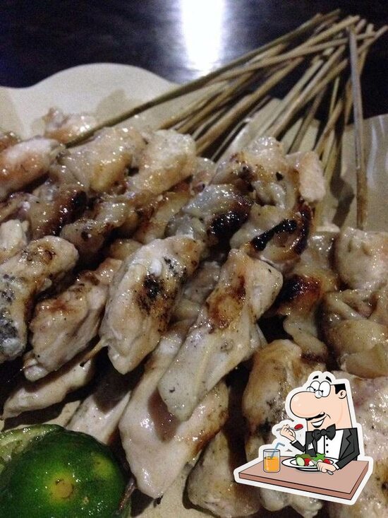 Menu at Sate Taichan Senayan restaurant, Jakarta