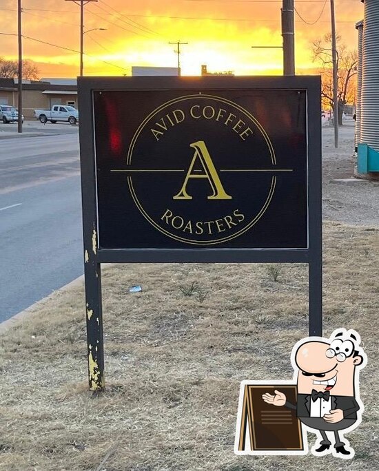 Menu at Avid Coffee Roasters, Farwell