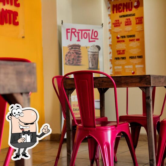 Menu at Fritollo restaurant, Mexicali