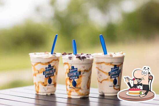 Menu at Culver’s fast food, New Castle
