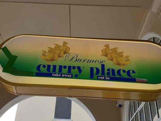 Menu at Burmese Curry Place restaurant, Canberra, City 2601