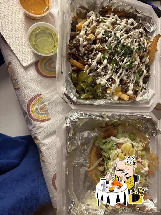 Menu at Taco boss, Indianapolis