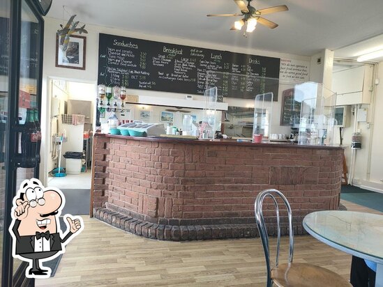 Menu at Touchdown cafe, Wellesbourne