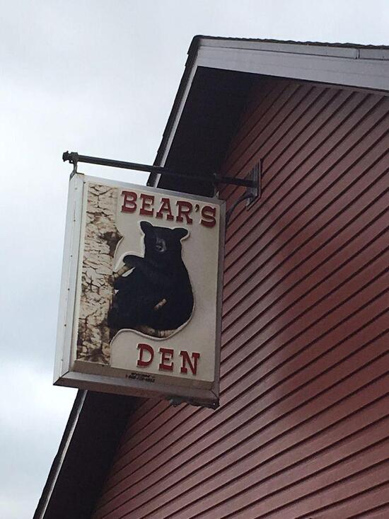 Menu at Bears Den pub & bar, Bruno