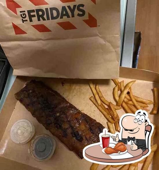 Menu at TGI Fridays restaurant, Manila, Pedro Gil St