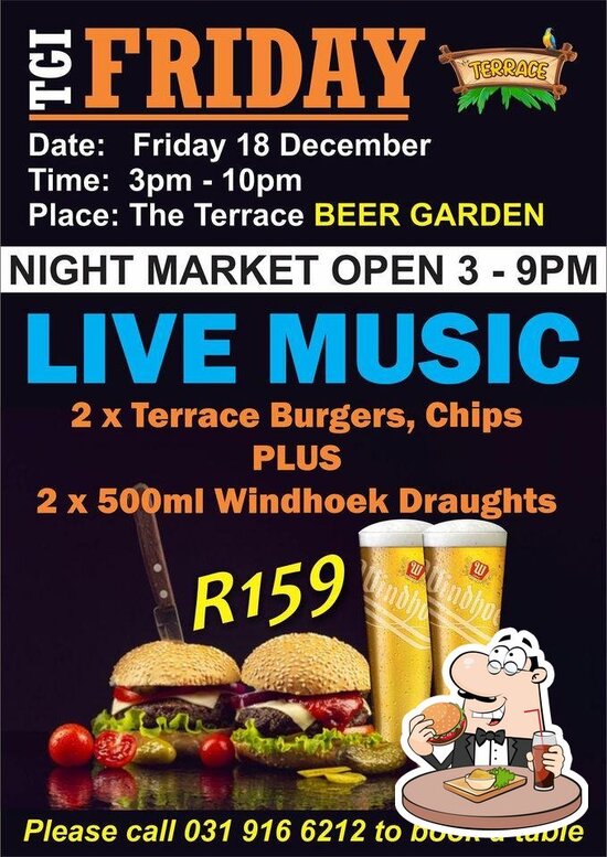 Menu at The Terrace Restaurant Illovo Nursery, Luthuli