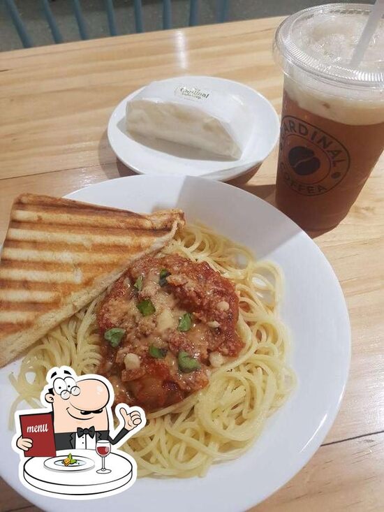 Menu at Cardinal Coffea cafe, Cebu City