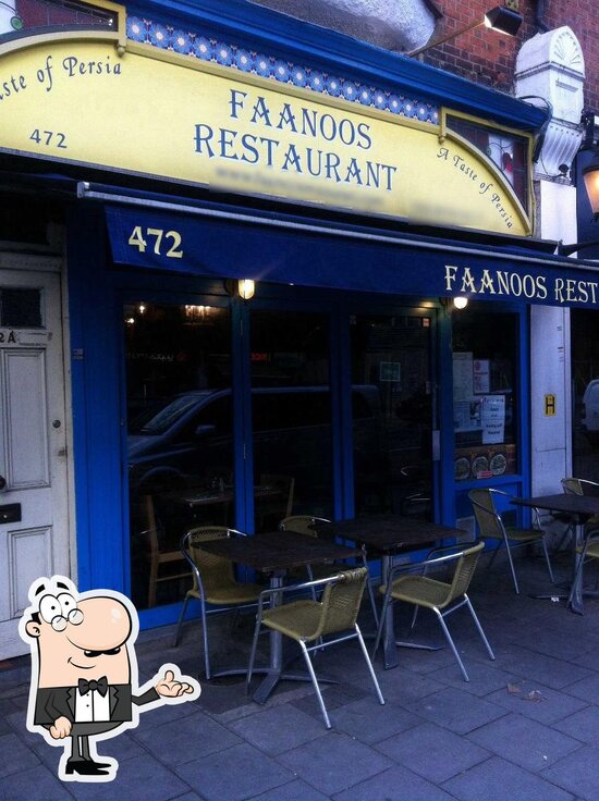 Menu at Faanoos Restaurant, London, 472 Chiswick High Rd