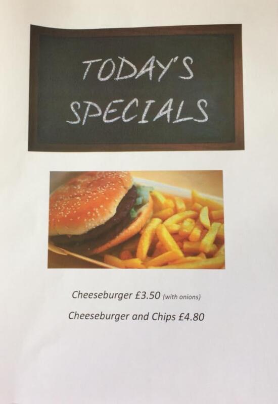 Menu at Seasons Cafe, Caersws