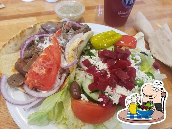 Menu at The Hungry Greek restaurant, Lutz, FL-54