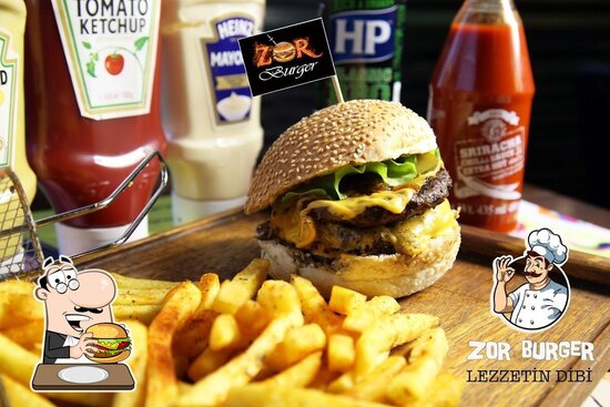 Menu at ZOR BURGER, Istanbul