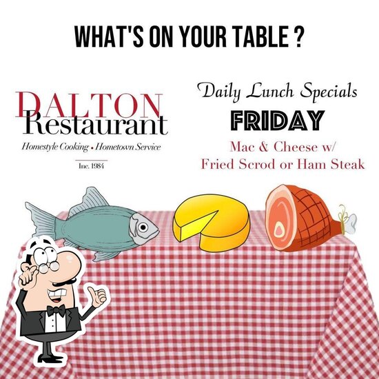 Menu at Dalton Restaurant, Dalton