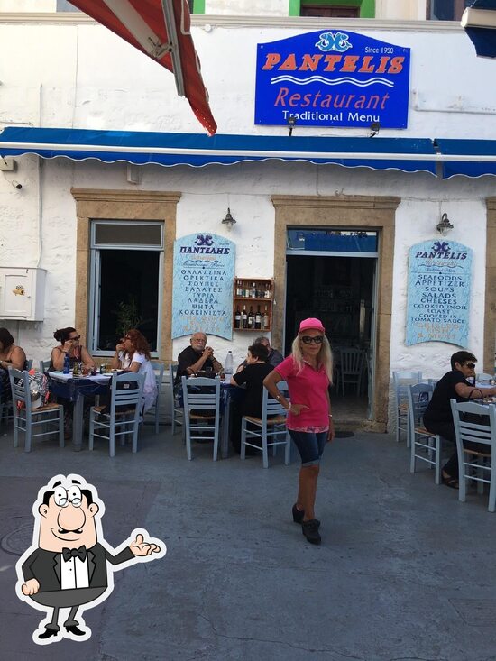Menu at Pantelis, Skala, Unnamed Road