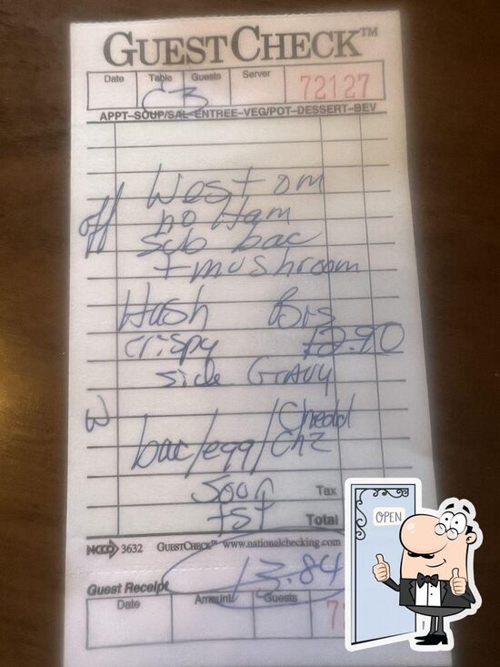 Menu at Lisa's Cafe, Shelbyville