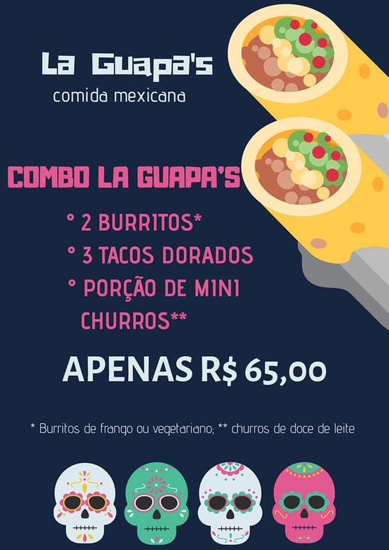Menu em La Guapa's - Comida Mexicana pub & Bar, Batatais