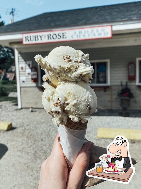 Menu at Ruby Rose Frozen Custard, Poland