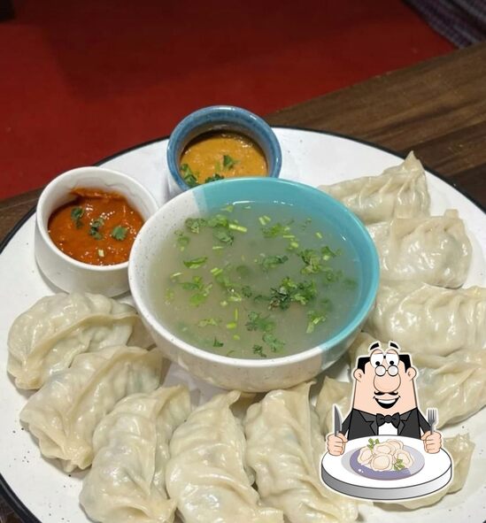 Menu at The momo house, Jahu