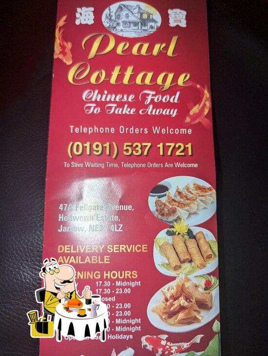 Pearl Cottage, Jarrow, Fellgate - Restaurant menu, prices and reviews