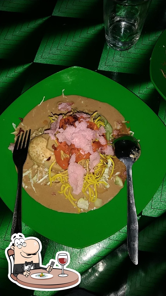 Menu at Uncle Cafe, Indonesia
