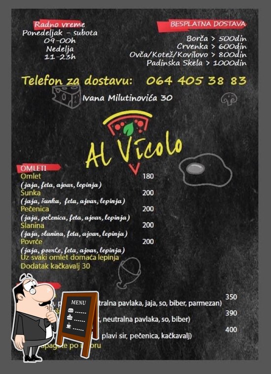 Al Vicolo restaurant, Borča - Restaurant reviews