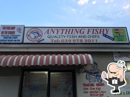 Menu at Anything Fishy restaurant, Scottburgh