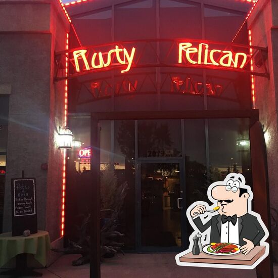 Menu at Rusty Pelican restaurant, Red Deer
