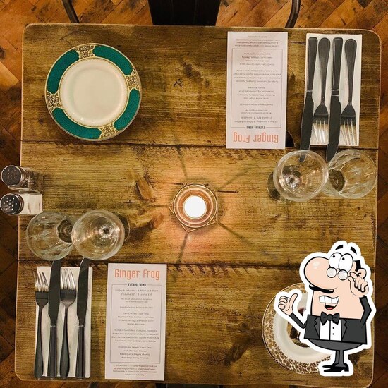Menu at Ginger Frog cafe, Wallington