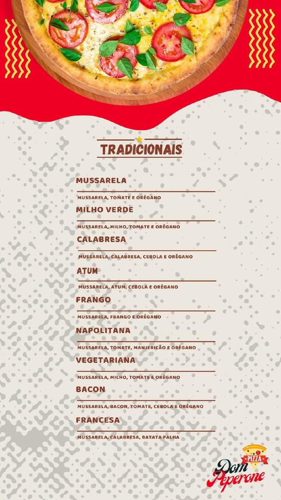 Menu em Dom Peperone Pizza restaurante, Vitória da Conquista